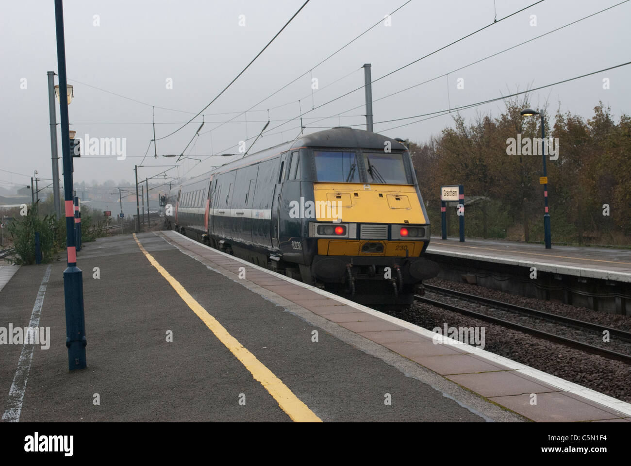 British Rail Class 91 National Express train 91111 electric locomotive ...