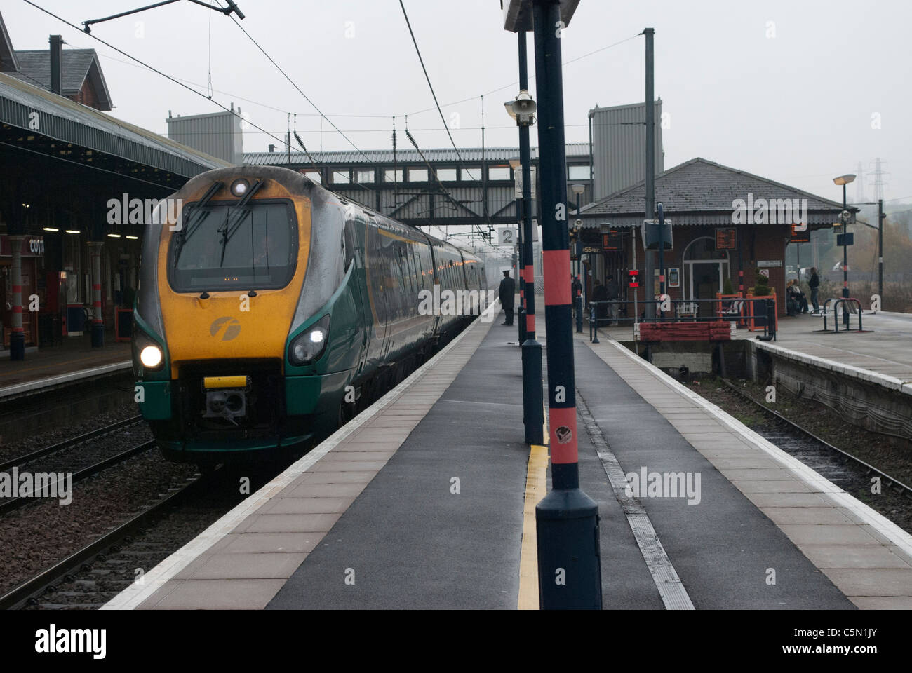 First Hull Trains Class 222 Pioneer at Grantham Station Stock Photo - Alamy