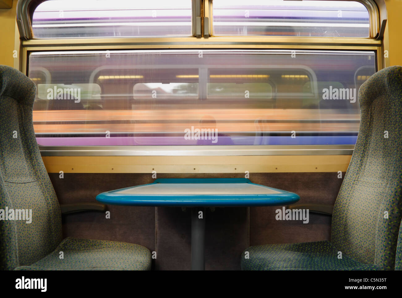 Empty train carriage hi-res stock photography and images - Alamy