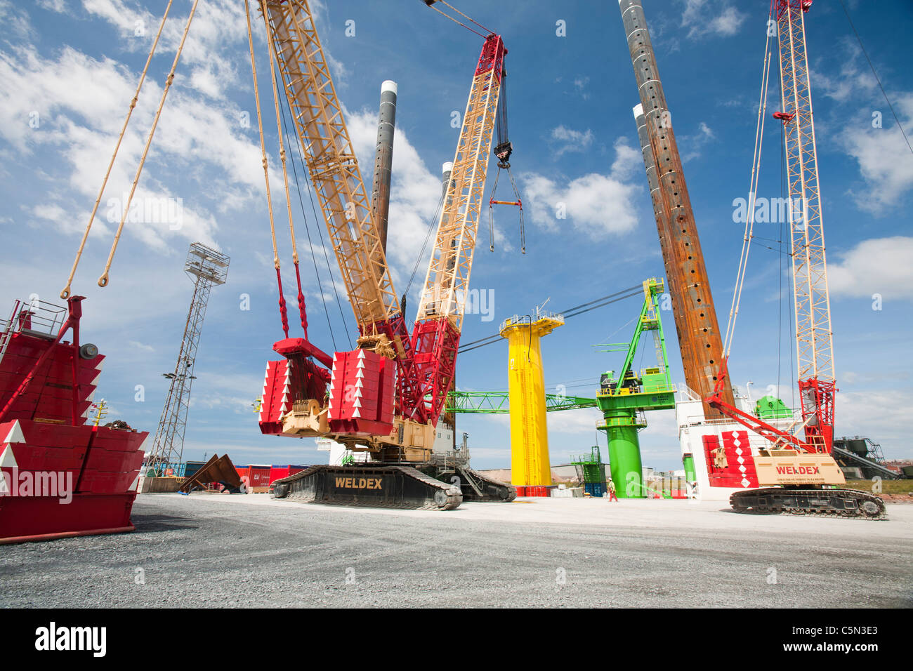 Parts of offshore wind farm hi-res stock photography and images - Alamy