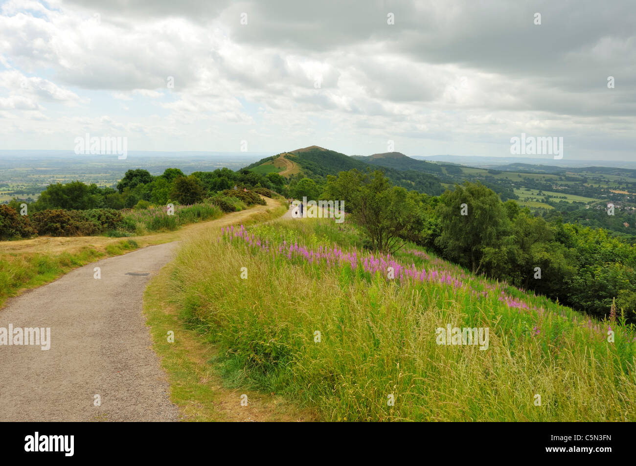 Malvern Hills Worcestershire England Landscape Stock Photo - Alamy