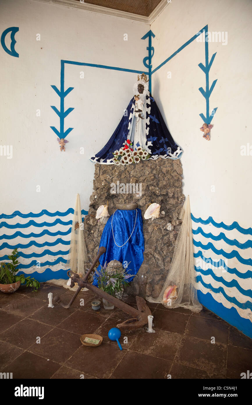 Cuba, Trinidad. Yemalla Shrine, Templo de Yemalla , a Yoruba Orisha ...