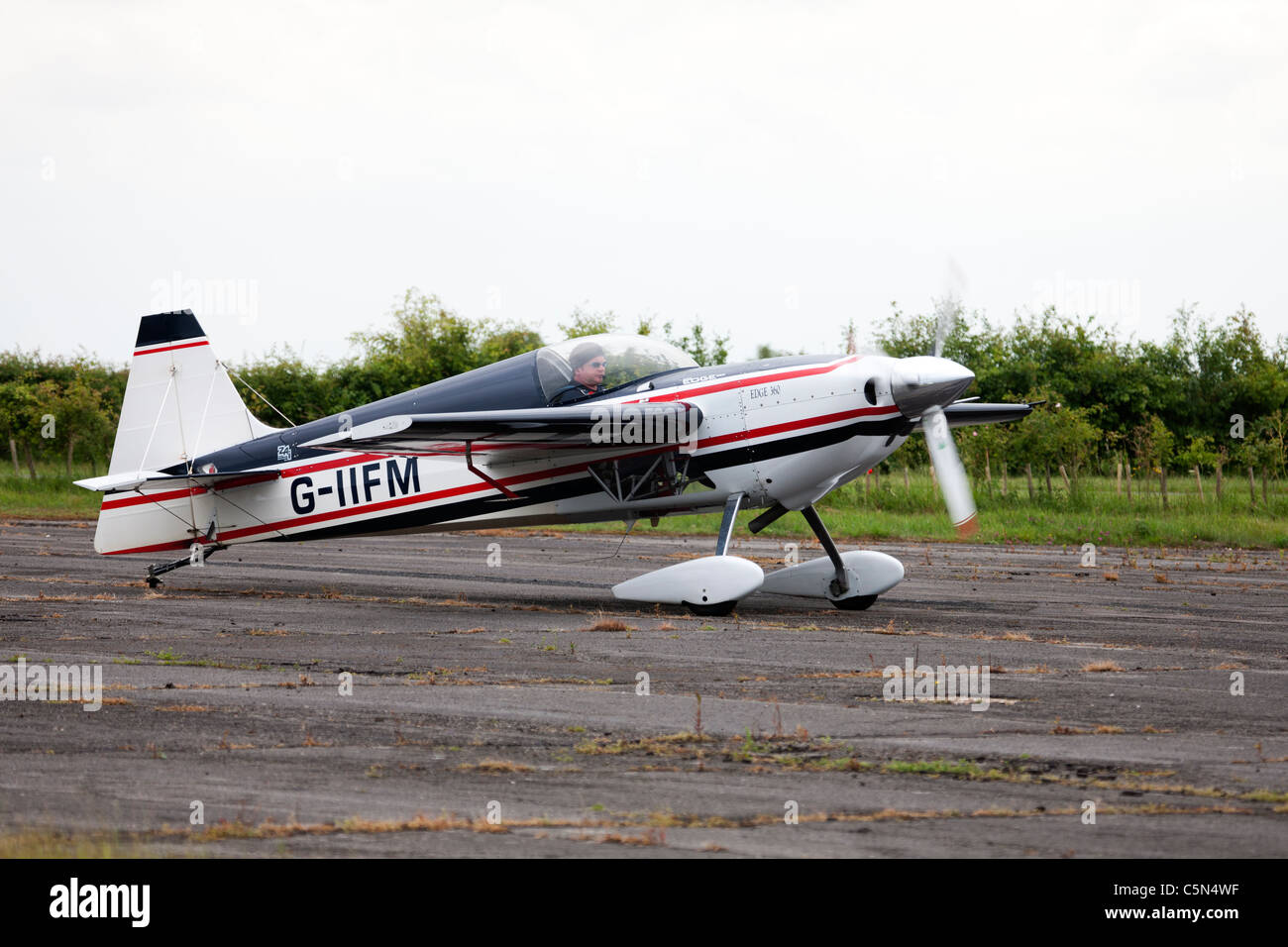 Edge 360 G-IIFM on runway at commencing take-off Wickenby Airfield ...