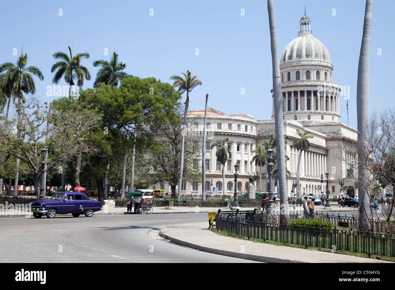 The Capitol Museum building tourist attraction Havana Cuba Stock Photo ...