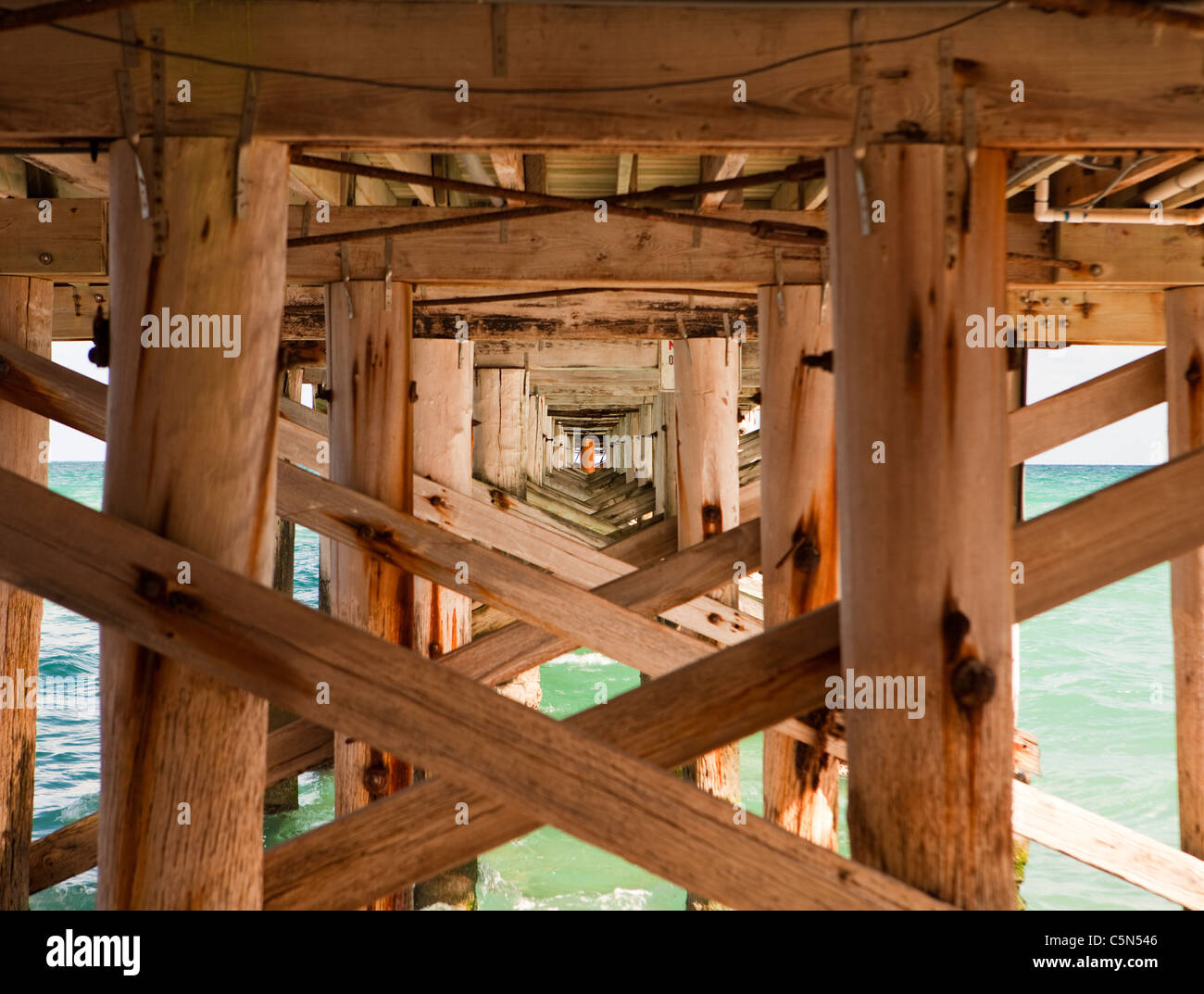 Fishing Pier Structure Stock Photo - Alamy