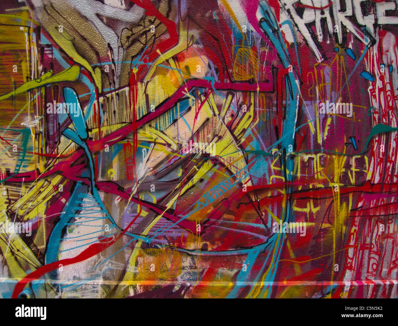 Paris, France, Wall Paintings, Graffiti, Street Art, Abstract, fine art ...