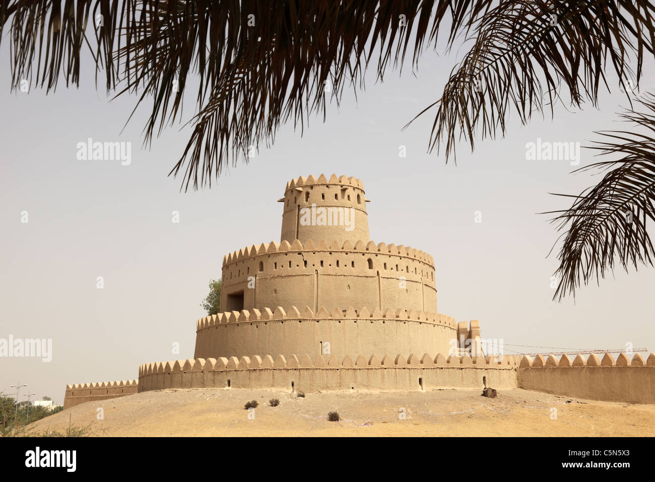 Ancient fort of Al Ain, Emirate Abu Dhabi, United Arab Emirates Stock ...