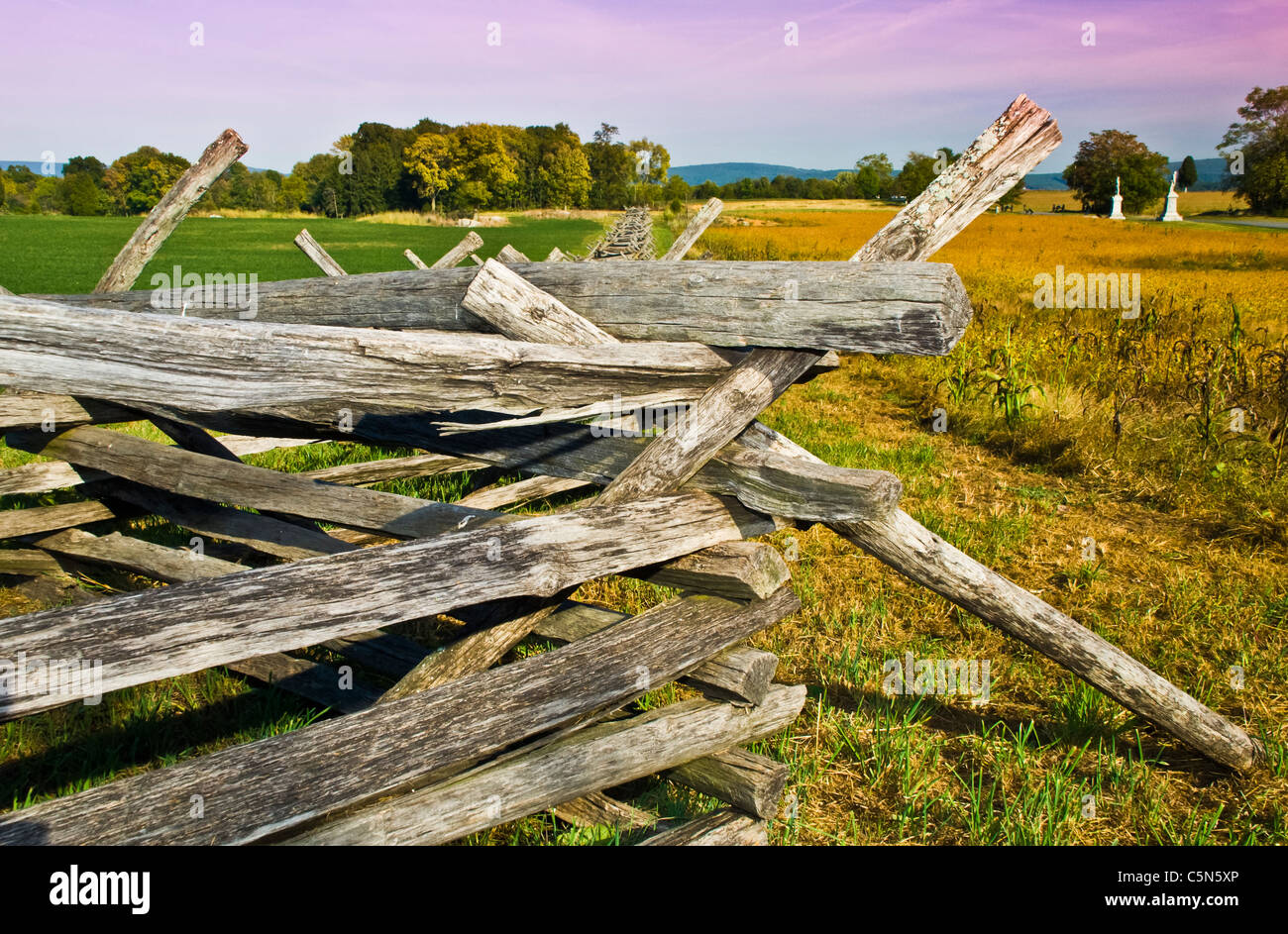 The battlefield is currently restoring miles of historic fences that ...