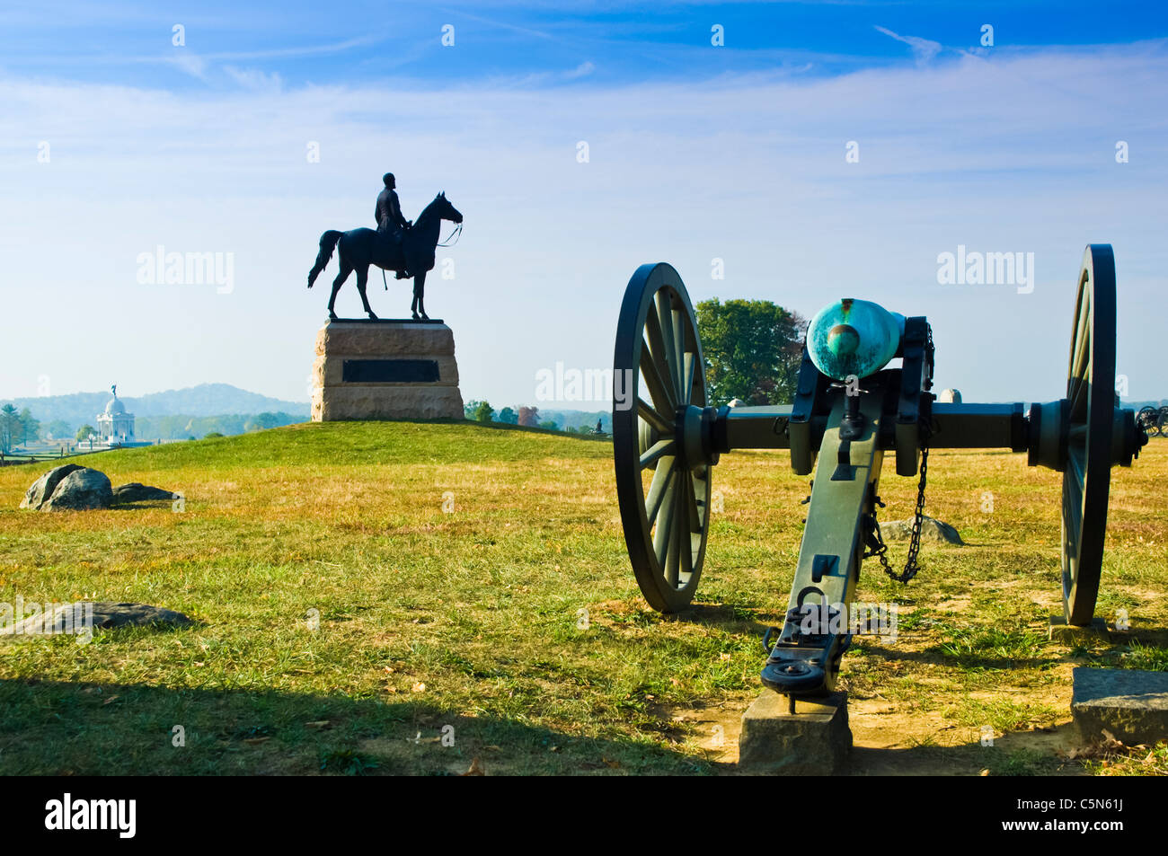 Brig. General George Meade. Cemetery Ridge. Gettysburg National ...
