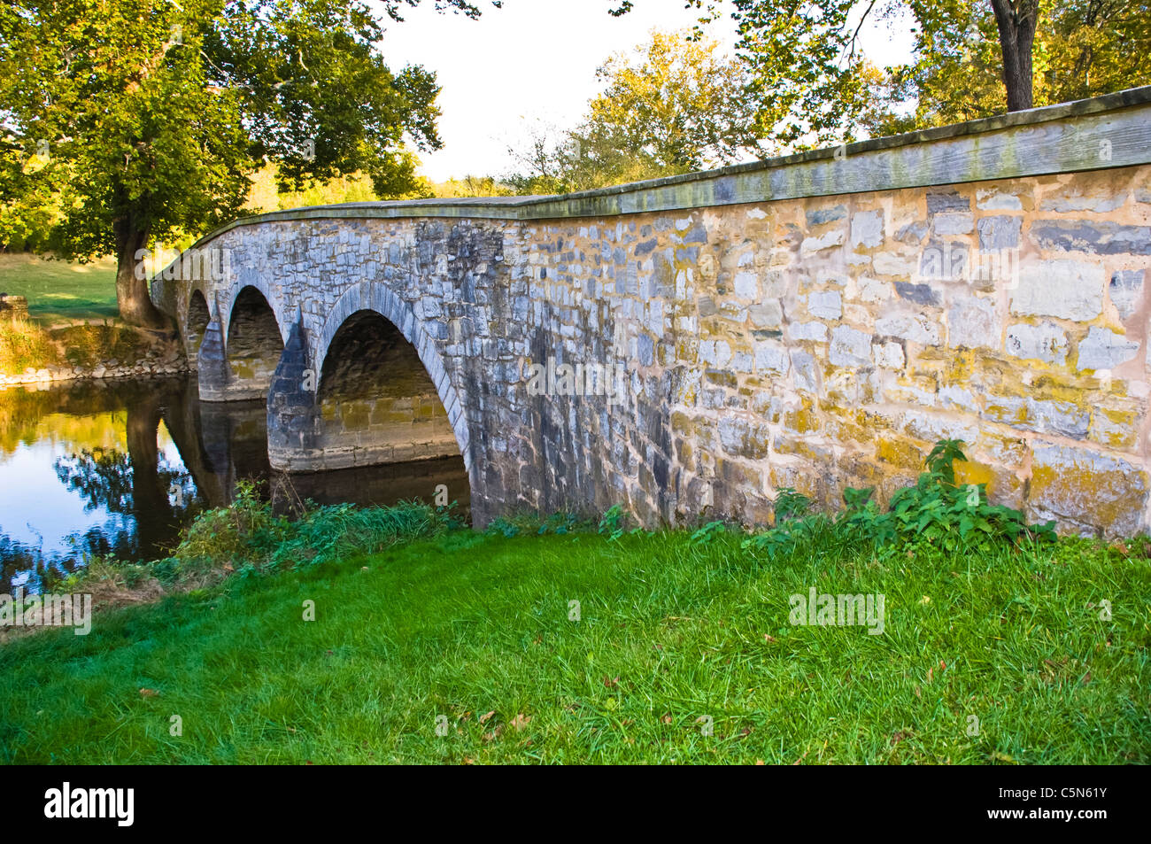 Burnside's Bridge is a landmark on the Antietam National Battlefield ...