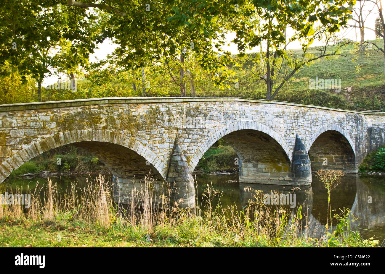 Burnside's Bridge is a landmark on the Antietam National Battlefield ...