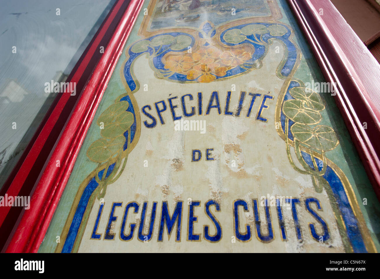 Old french shop sign hi-res stock photography and images - Alamy