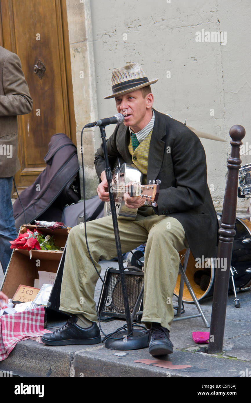 René Miller, of René Miller's Wedding Band, Paris, France Stock Photo ...