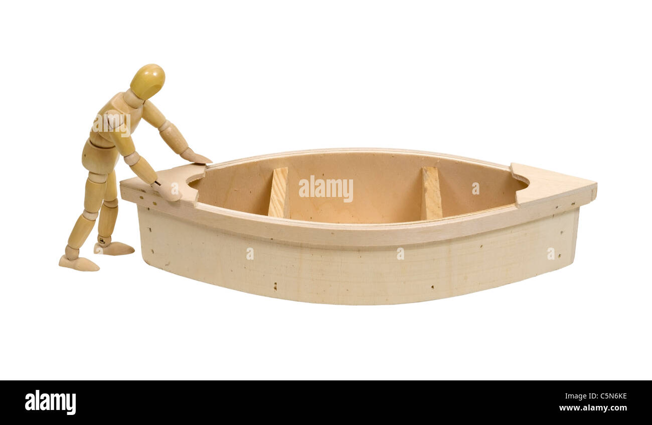 Push the boat out Cut Out Stock Images & Pictures - Alamy