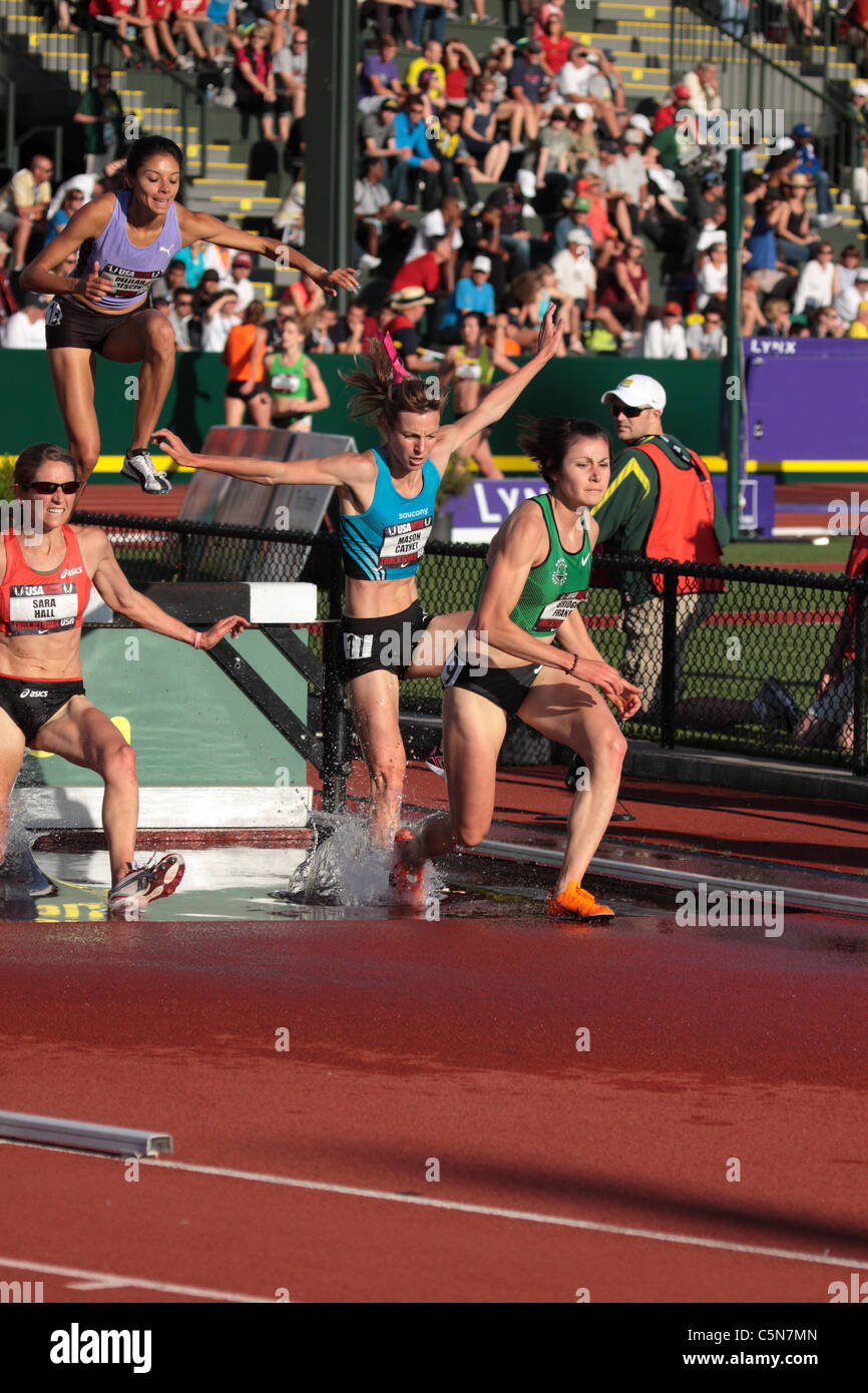 Steeplechase water jump track hi-res stock photography and images - Alamy