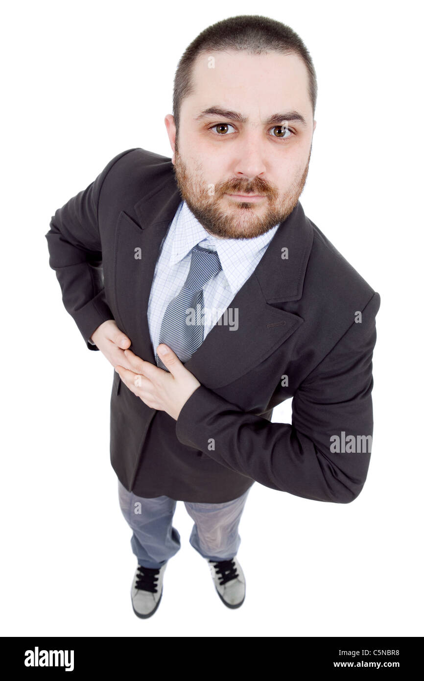 young business man full body isolated on white background Stock Photo ...