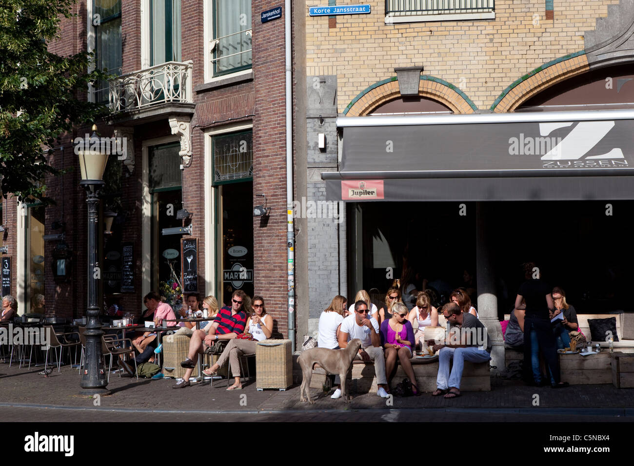 Cafe culture in Utrecht Stock Photo - Alamy