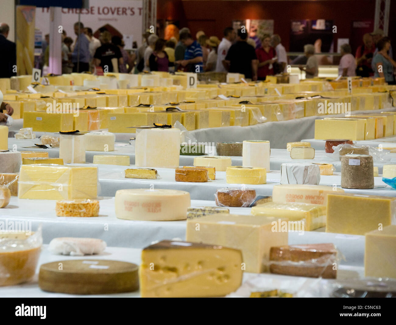 Selection of British cheeses Stock Photo - Alamy