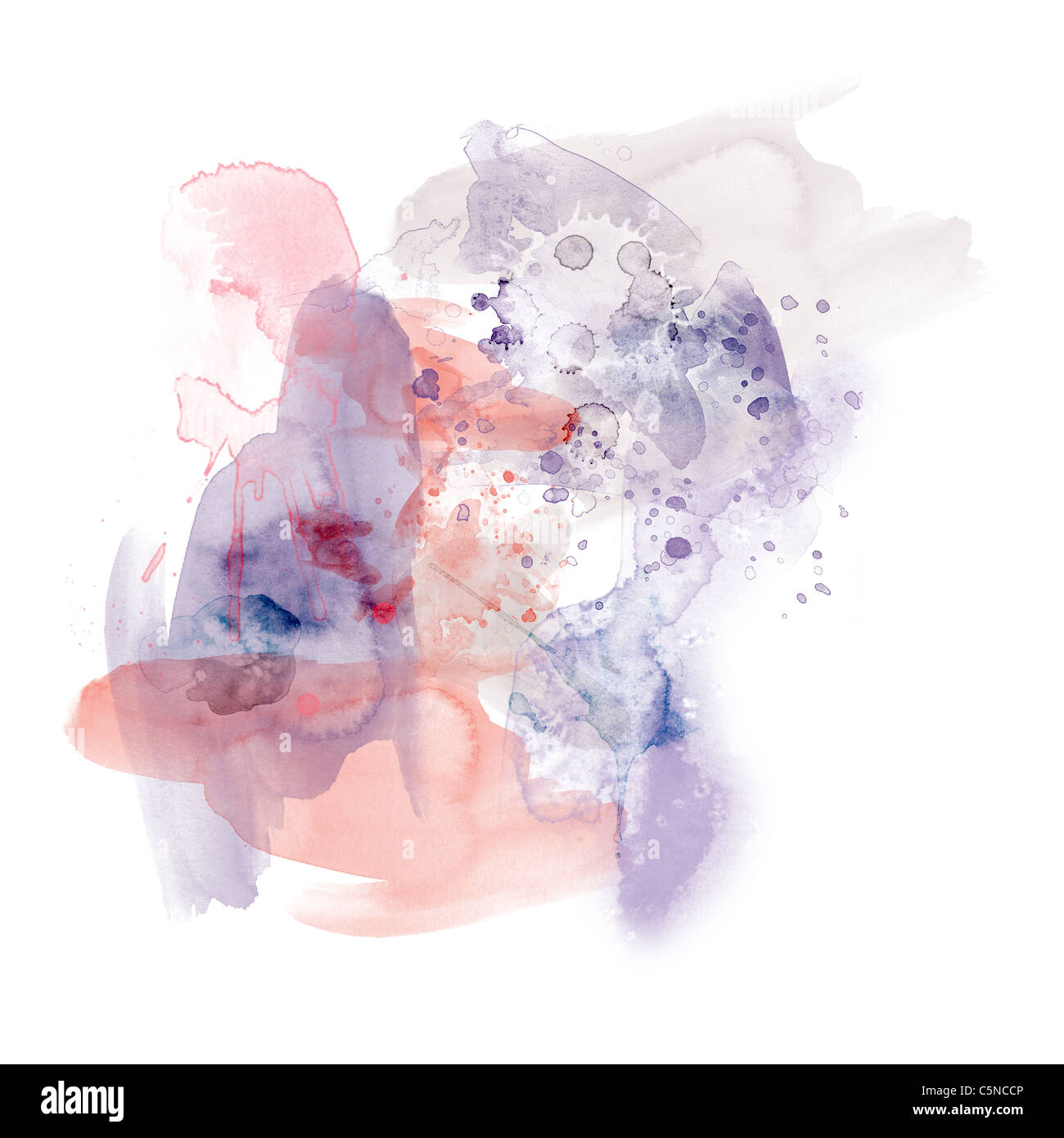Abstract watercolor paint Stock Photo - Alamy