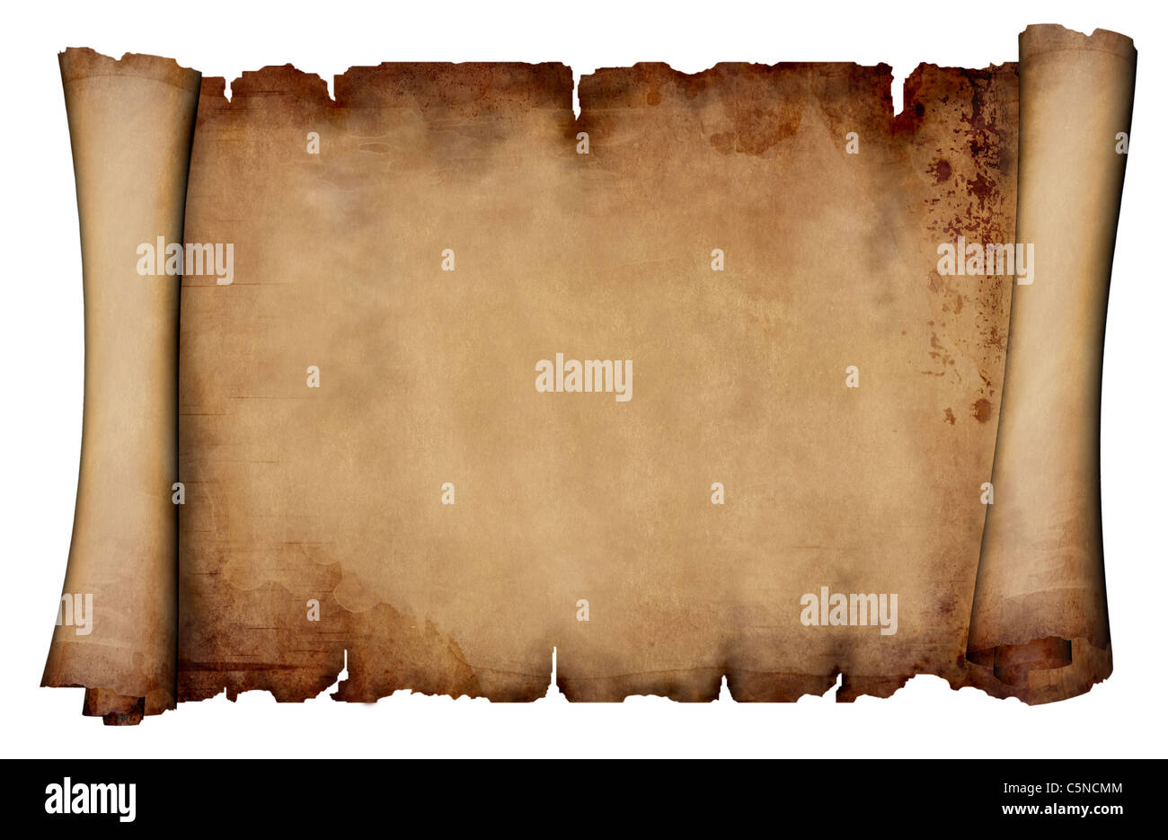 Antique paper scroll Stock Photo - Alamy