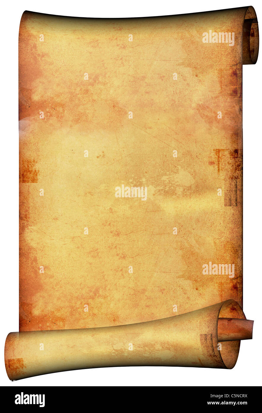 Antique paper scroll Stock Photo - Alamy