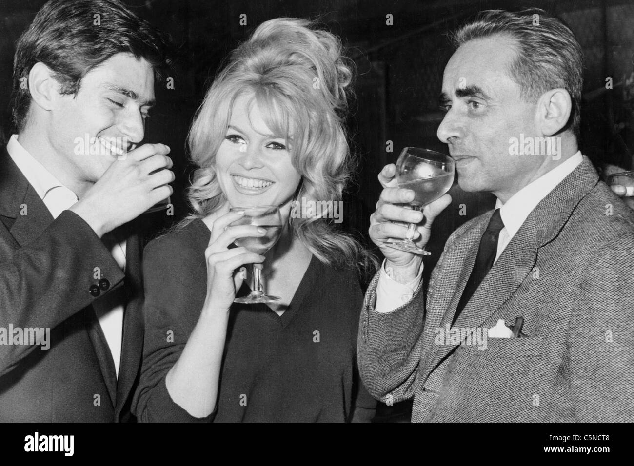 brigitte bardot, samy frey, george clouzot Stock Photo - Alamy