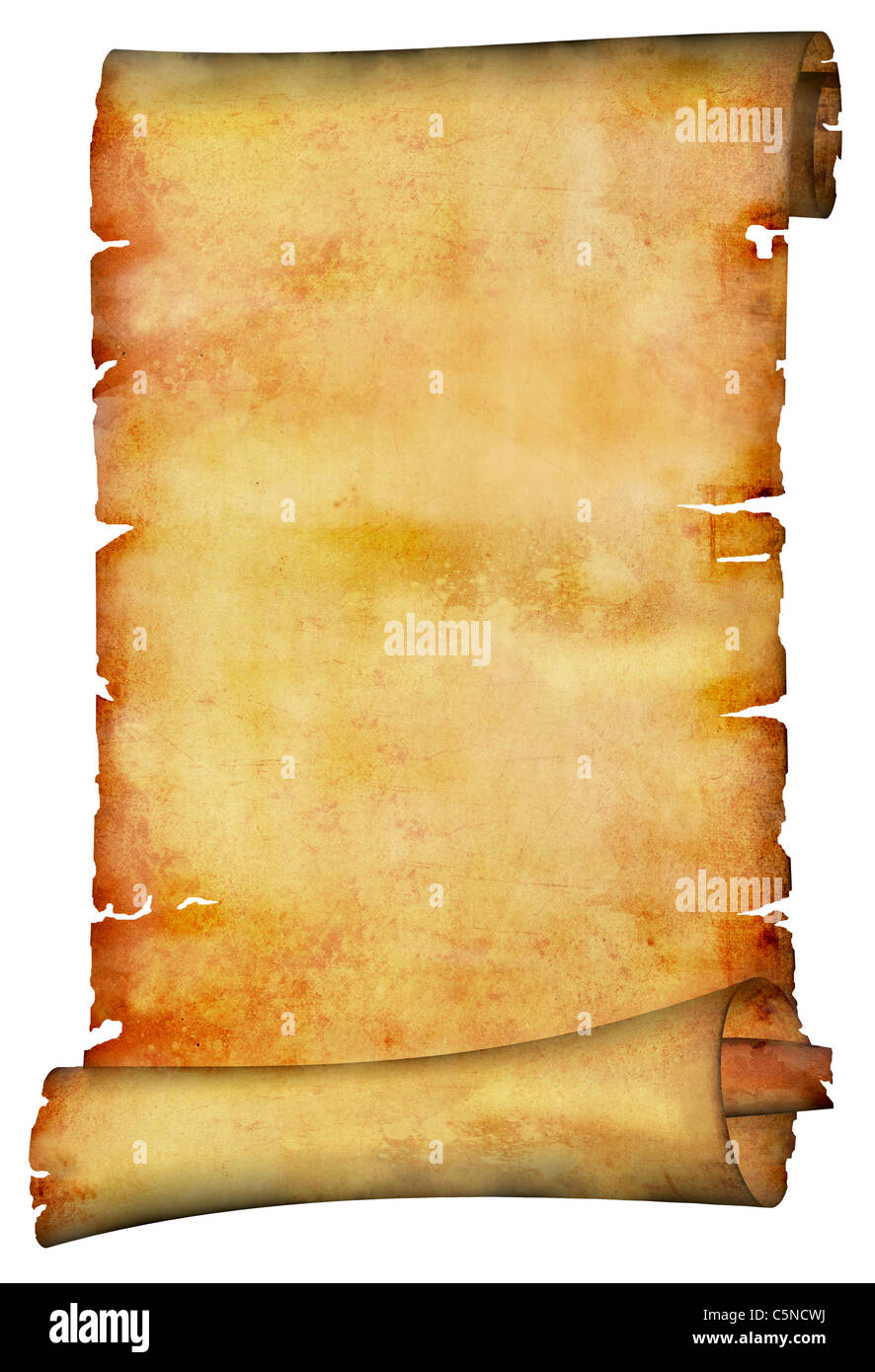 Antique paper scroll Stock Photo - Alamy