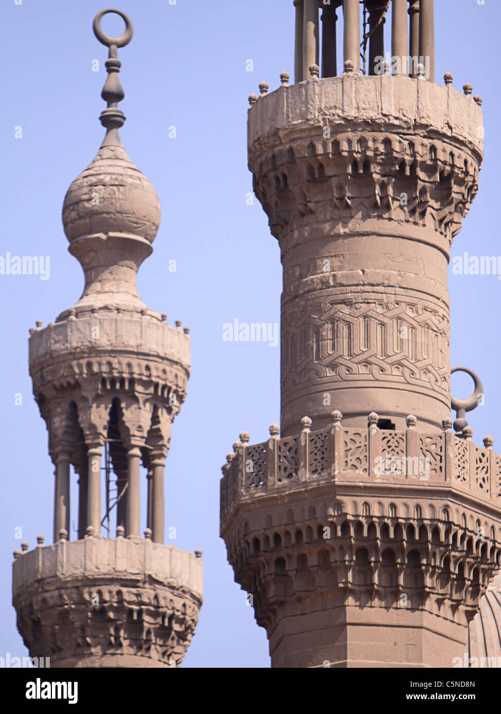 Mosque minaret. Old Cairo Stock Photo - Alamy