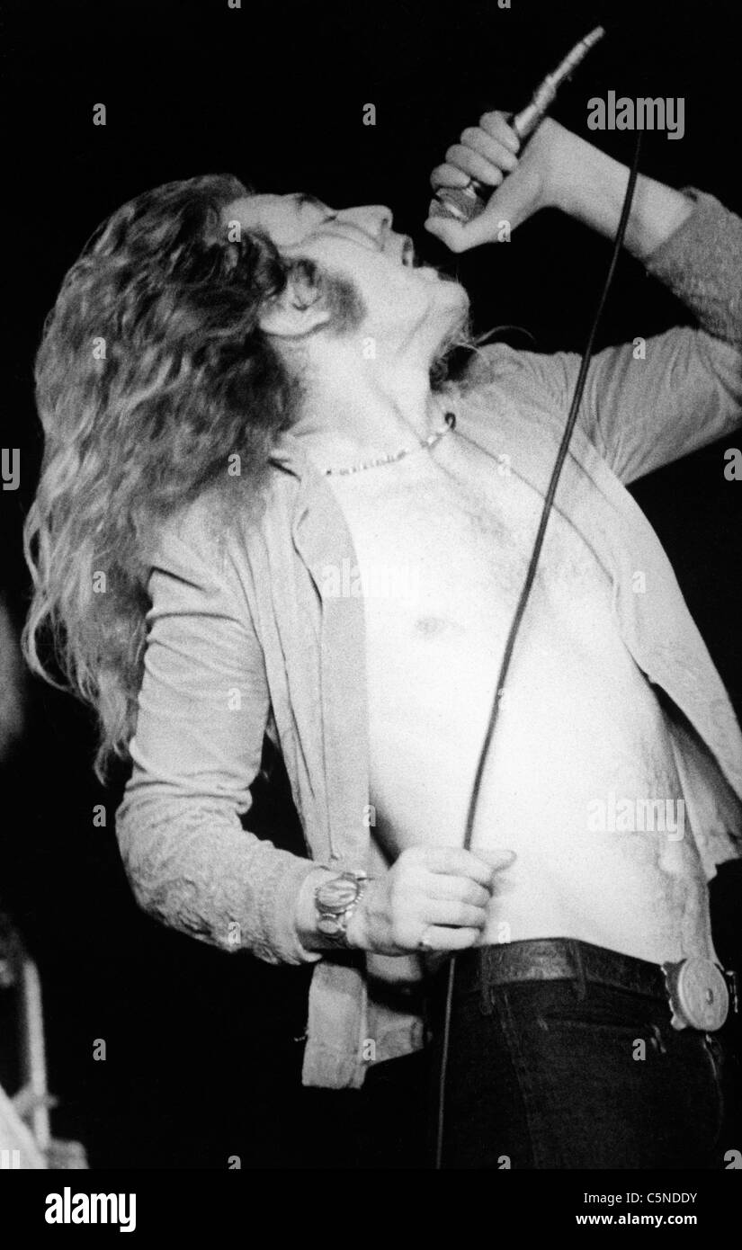 led zeppelin, robert plant, 1972 Stock Photo - Alamy