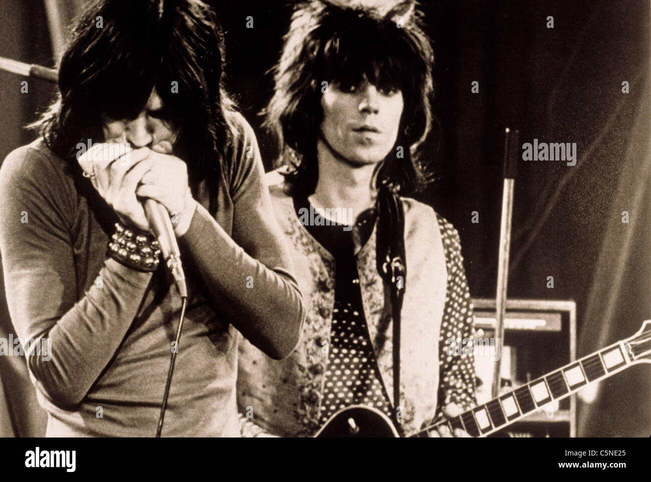 rolling stones, keith richards, mick jagger Stock Photo - Alamy