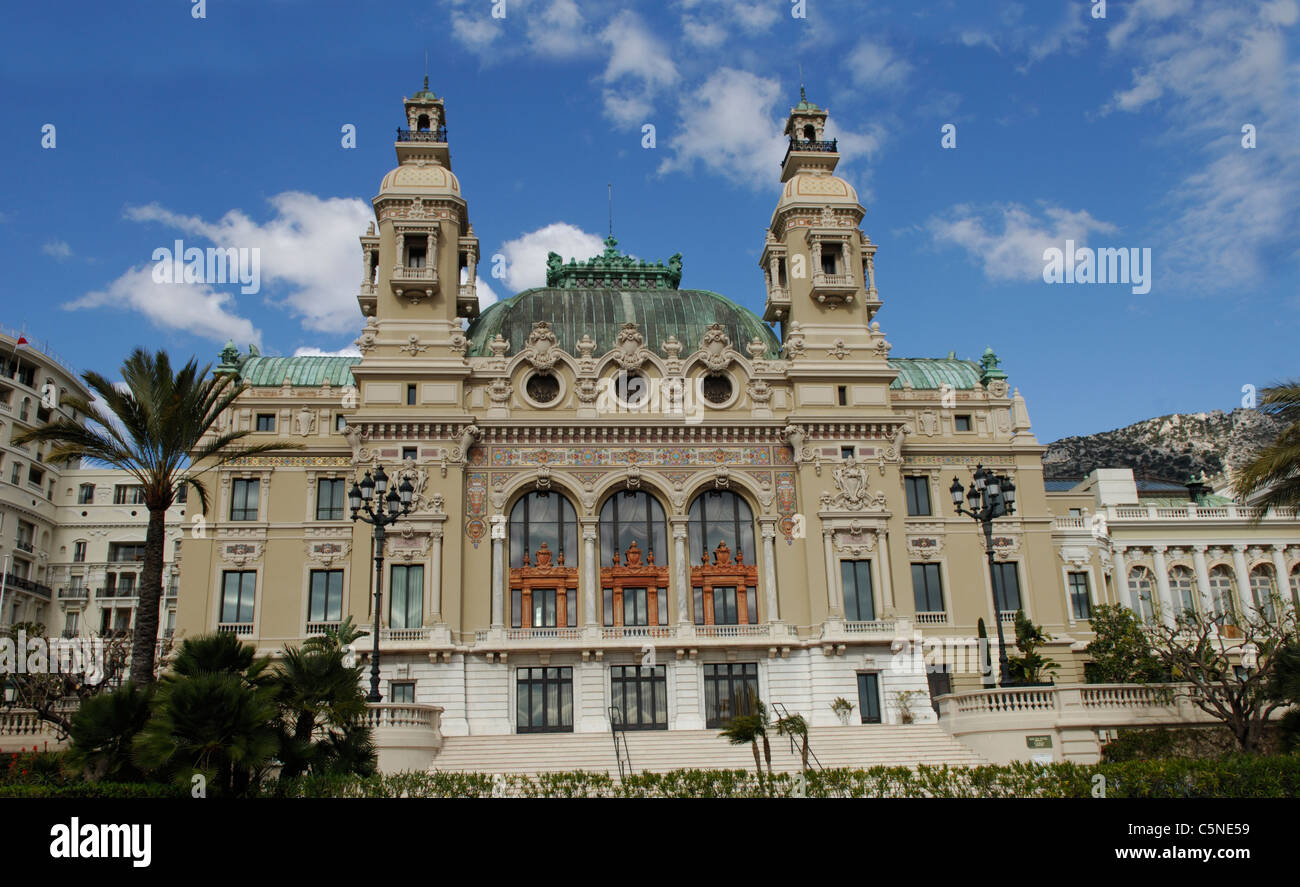 Opera de Monte Carlo-Salle Garnier, Principality of Monaco Stock Photo ...