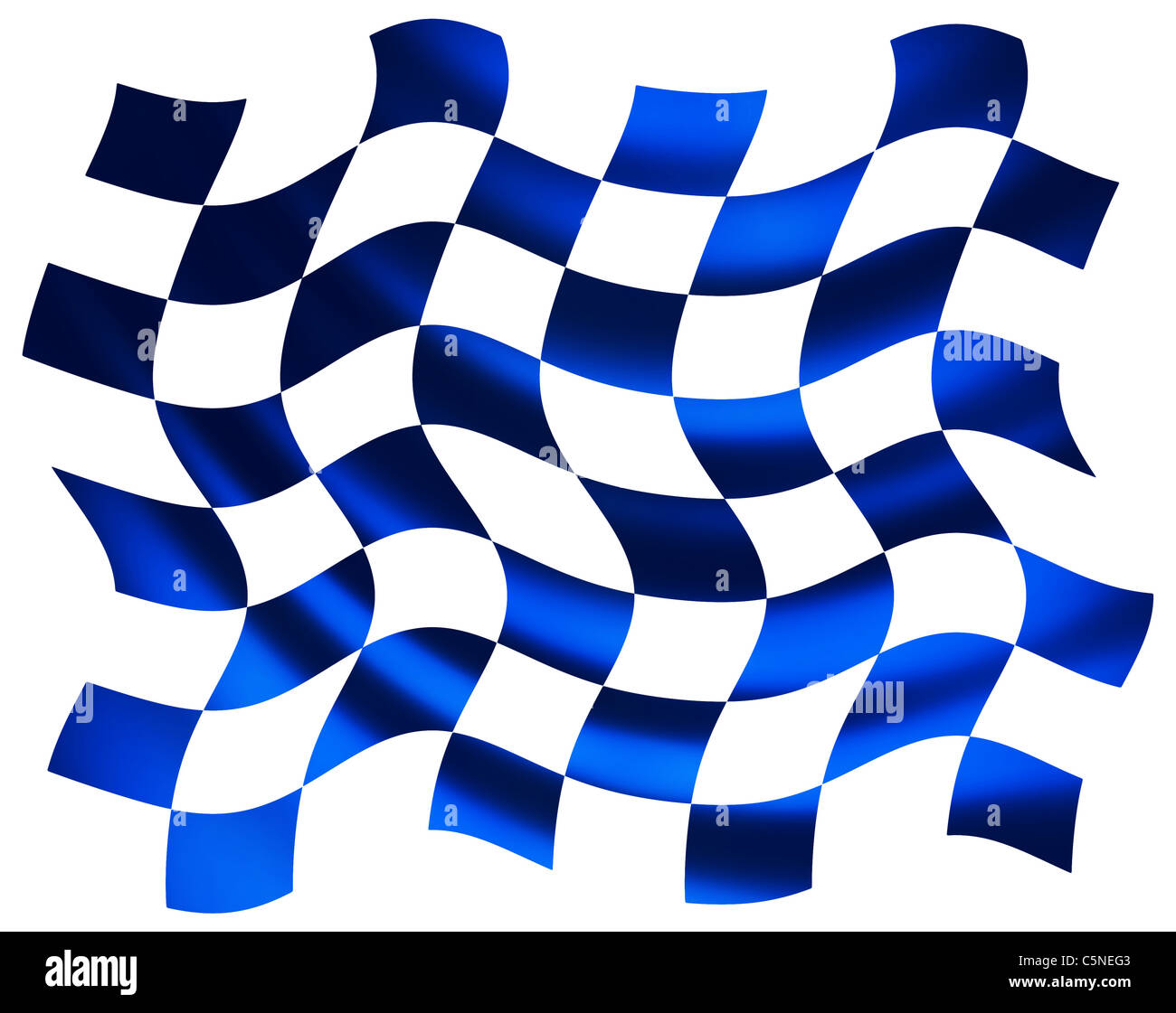 Checkered flag Cut Out Stock Images & Pictures - Alamy