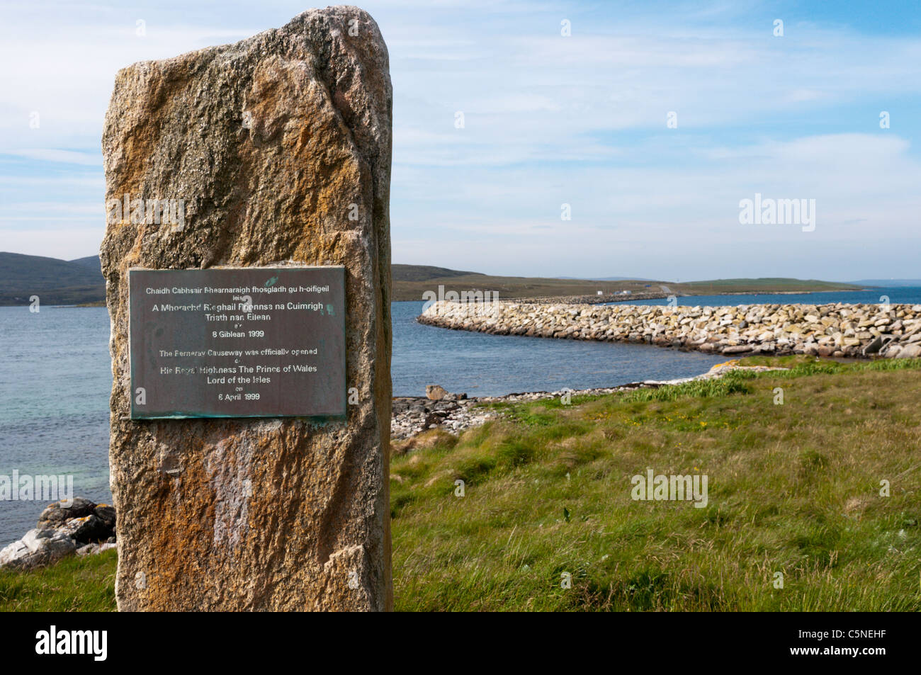 A plaque (legible in photograph) commemorates the opening of the ...
