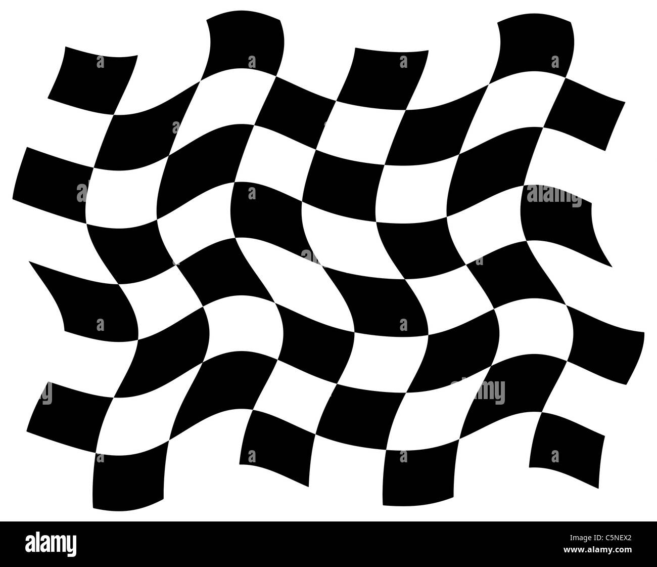 Checkered flag Black and White Stock Photos & Images - Alamy