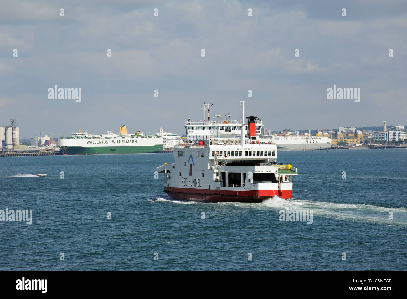 Red osprey passenger ferry hi-res stock photography and images - Alamy