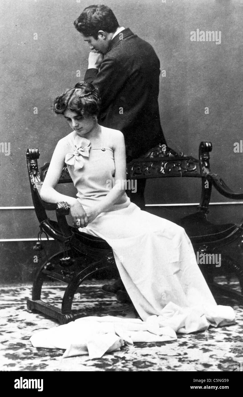 portrait of a couple, 1910 Stock Photo - Alamy