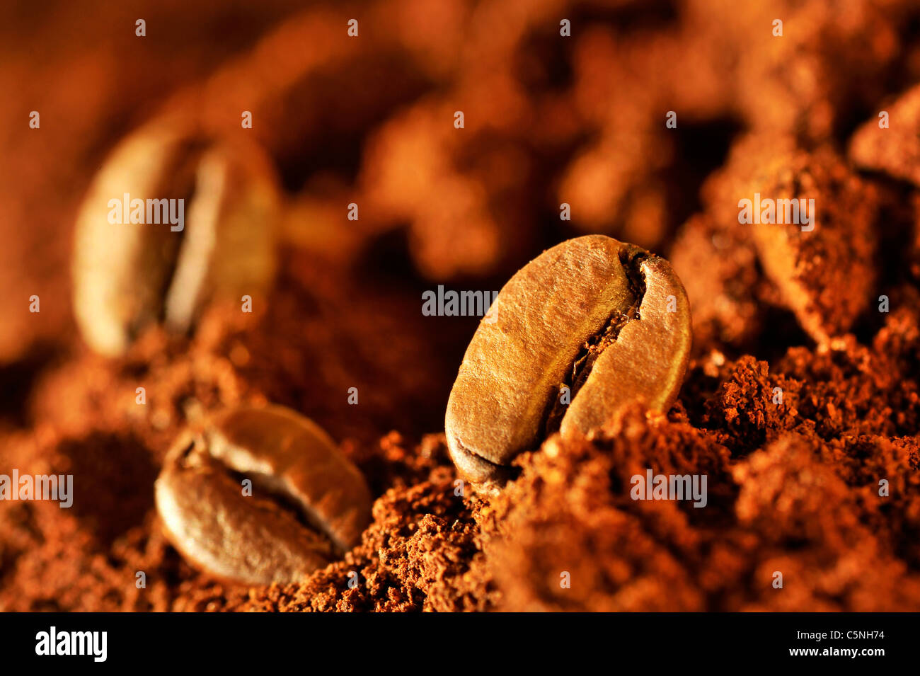 Closeup detail coffee ground hi-res stock photography and images - Alamy