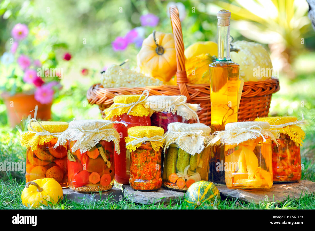 Bottled preserves hi-res stock photography and images - Alamy