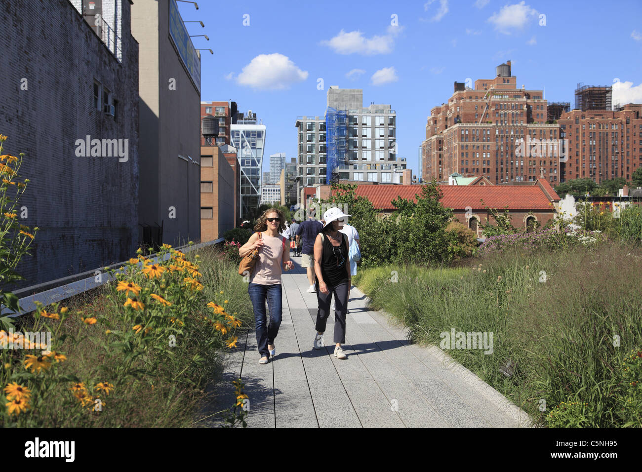 Highline Park, Section 2 opened in June 2011, Manhattan, New York City ...