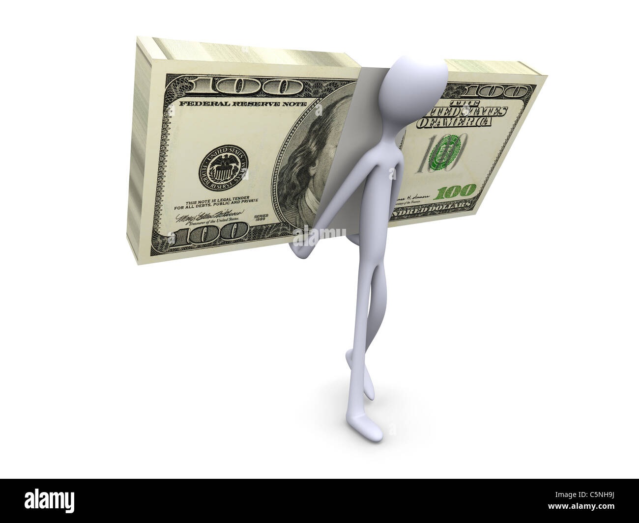 Carrying your cash Stock Photo - Alamy