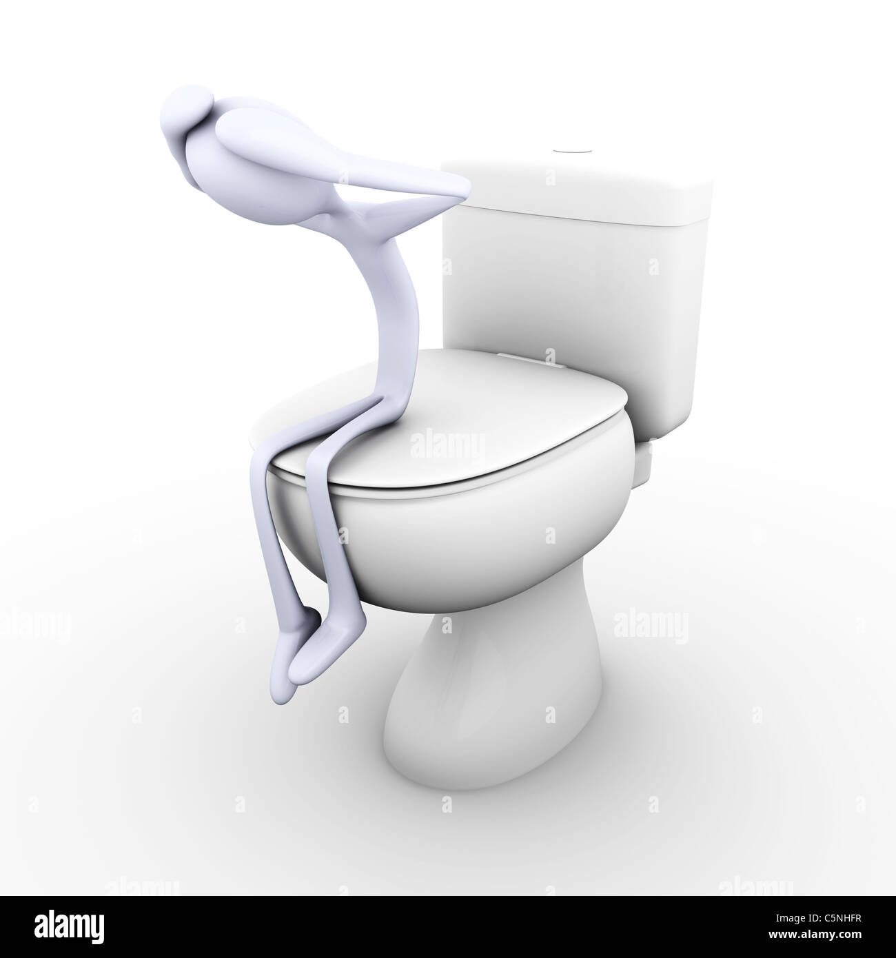 Being Sad in the restroom Stock Photo - Alamy