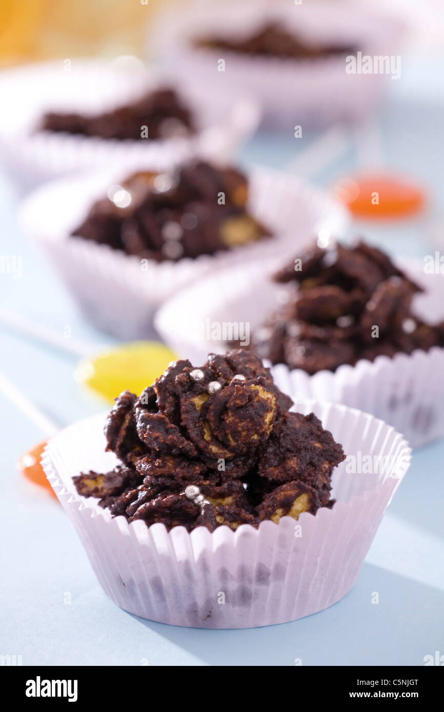 Choco cornflakes hi-res stock photography and images - Alamy