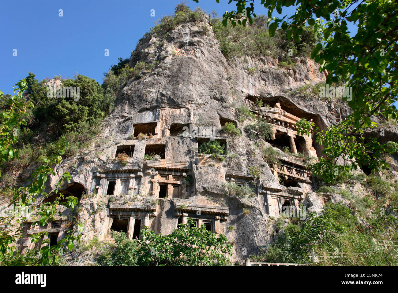 Rock tombs fethiye hi-res stock photography and images - Alamy