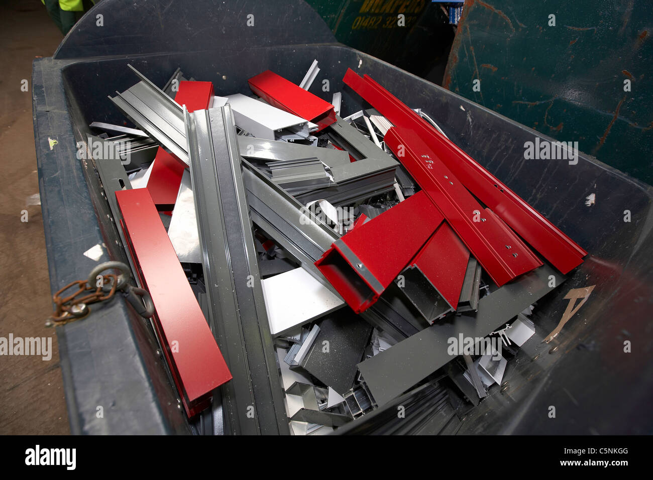 Aluminium in scrap metal recycling hi-res stock photography and images ...