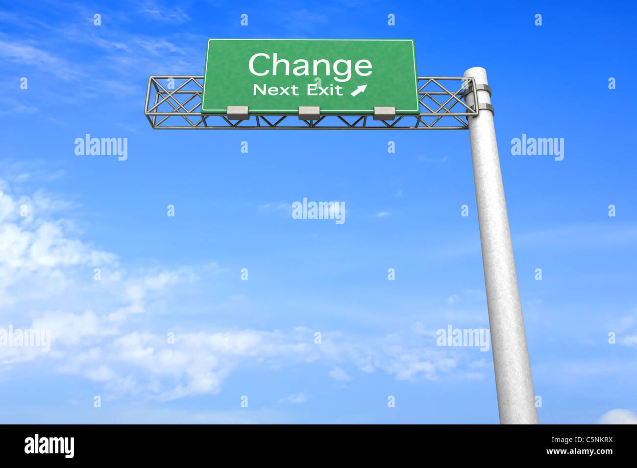 Highway Sign - next exit 2011 Stock Photo - Alamy