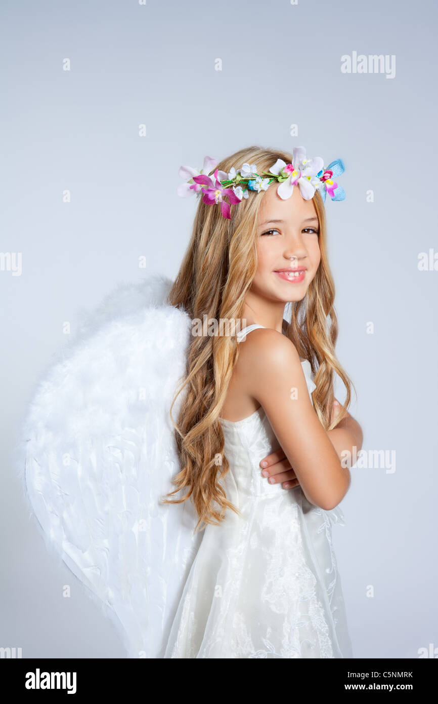 Vintage little girl fairy hi-res stock photography and images - Alamy