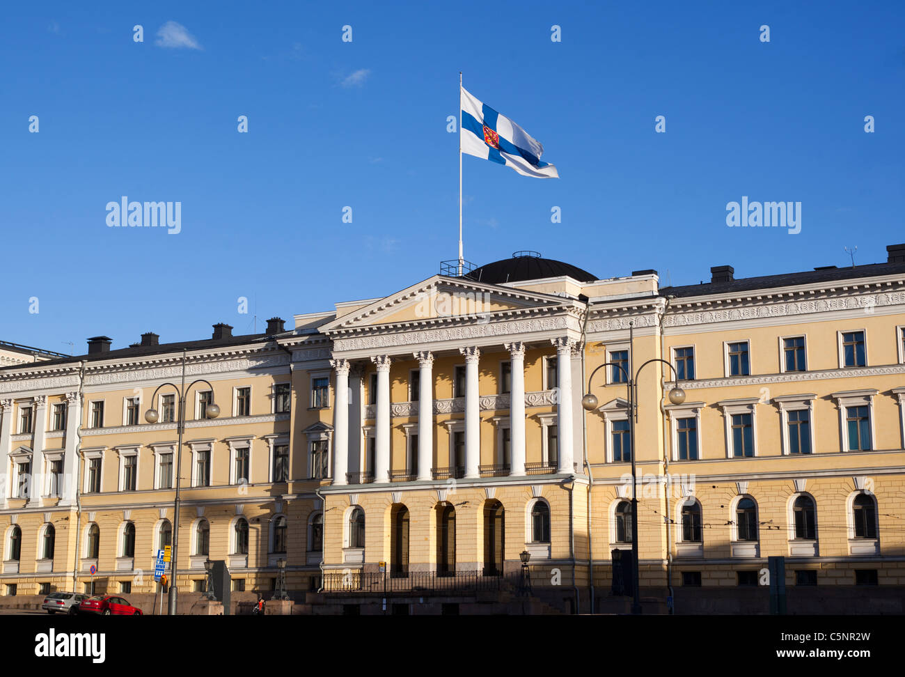 Helsinki University Senate Square Helsinki Finland Stock Photo ...