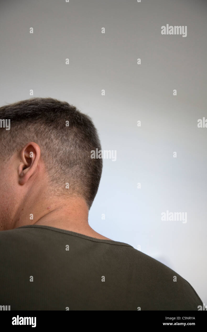 Back of mans head Stock Photo - Alamy