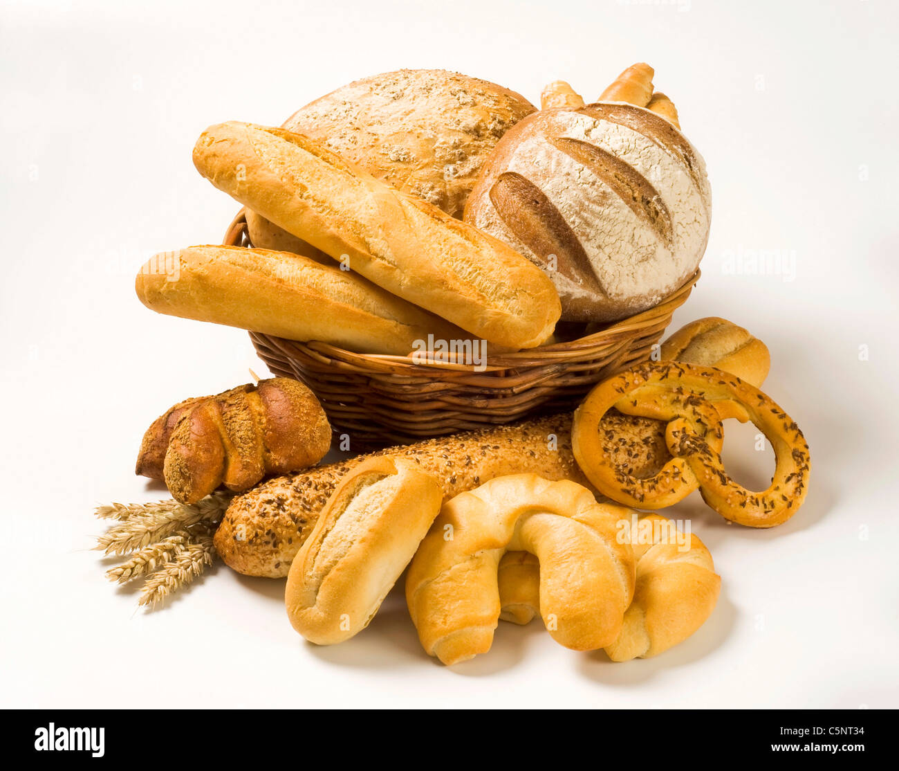 Various types of bread Stock Photo - Alamy