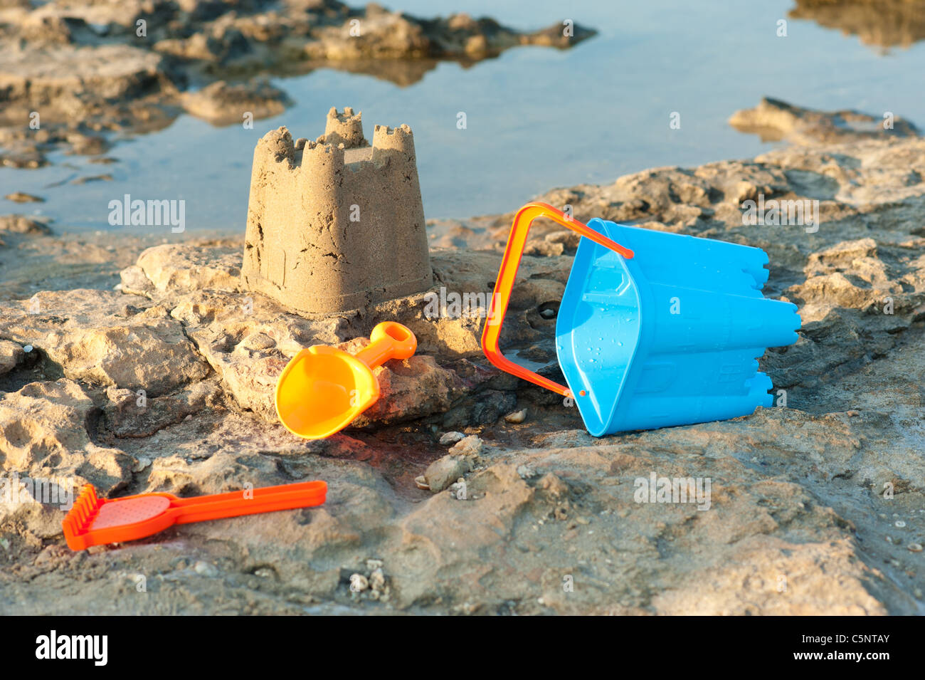 Sand castle tools hi-res stock photography and images - Alamy